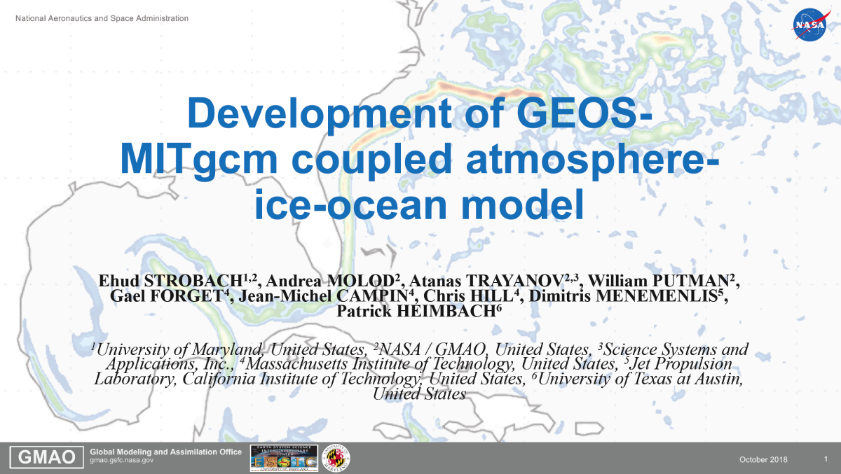 NASA ECCO - Meeting Documents