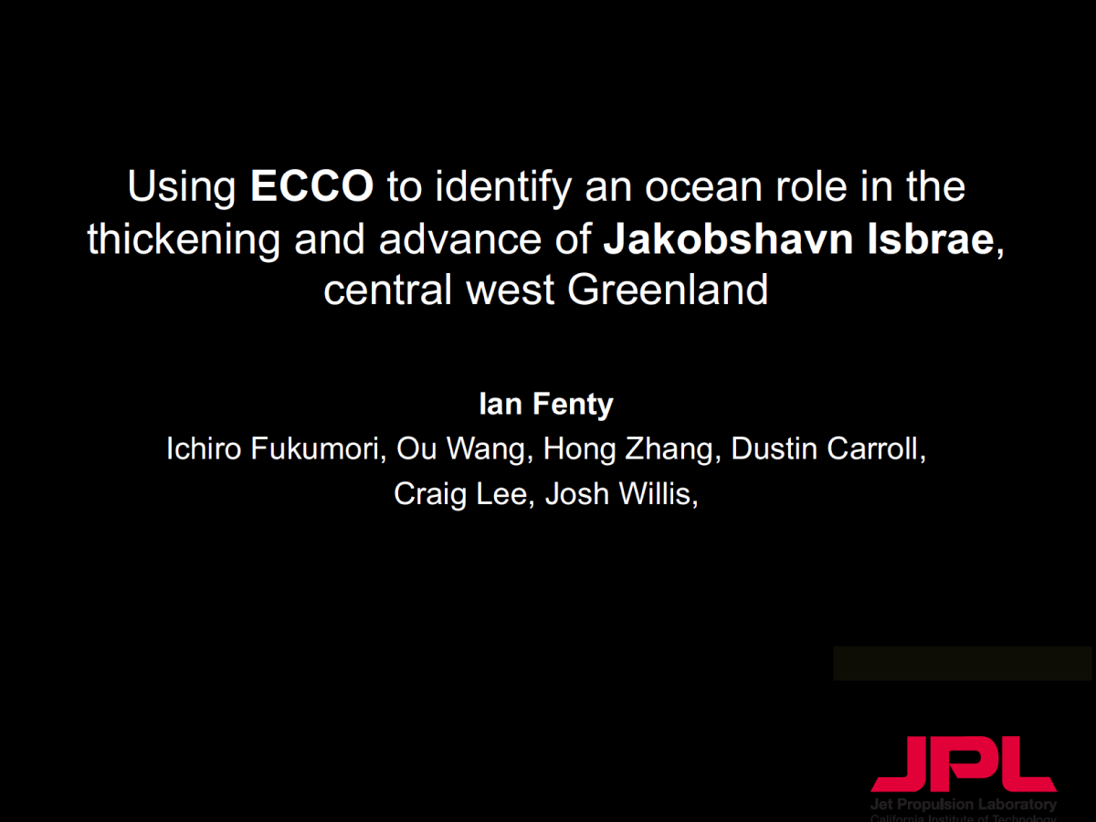 NASA ECCO - Meeting Documents